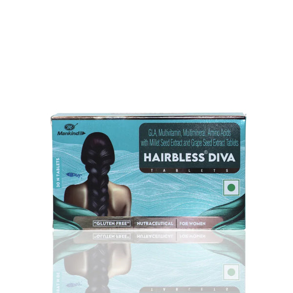 Hairbless Diva Nutraceutical Tablets for Hair Growth & Strength