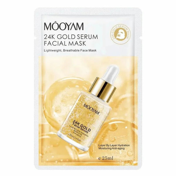 Mooyam Glass Skin Face Sheet Mask – Hydrating Glow (5-Pack)