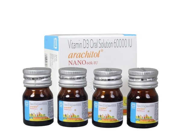 Arachitol Nano 60K IU Shots – Vitamin D3 Supplement