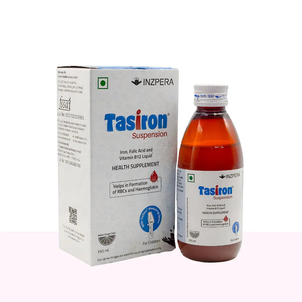 Tasiron Orange Flavour Suspension 150ml – Iron Supplement