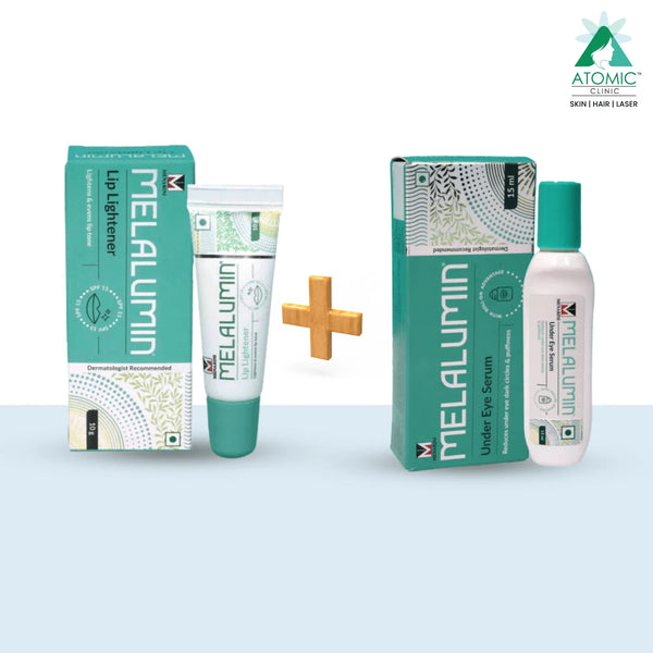 Melalumin Lip Lightener & Eye Serum Pack | Brighten & Repair